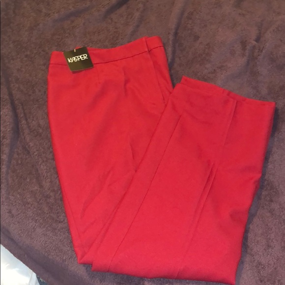 Kasper | Pants & Jumpsuits | Kasper Fire Red Pants | Poshmark
